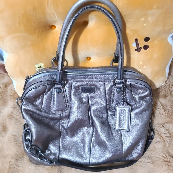 Coach | Bags | Coach Vintage Metallic Handbag | Poshmark
